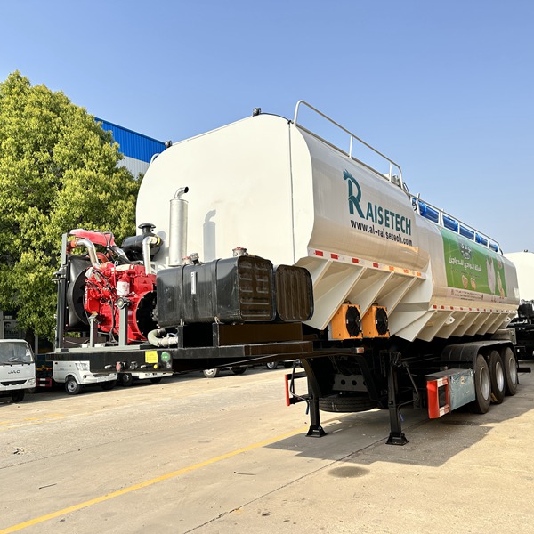 Bulk feed transport semi-trailer 50cbm_Chengli