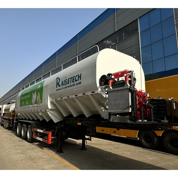 Bulk feed transport semi-trailer 50cbm_Chengli