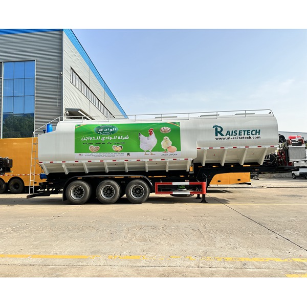 Bulk feed transport semi-trailer 50cbm_Chengli