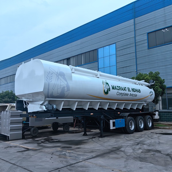 Bulk feed transport semi-trailer 50cbm_Chengli